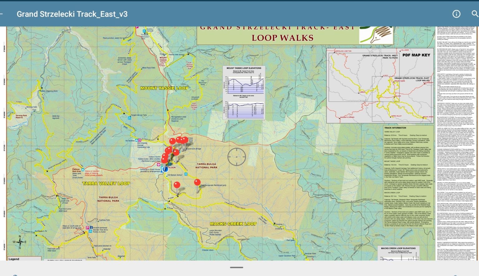 Maps | The Grand Strzelecki Track - Walks of discovery in the Great ...